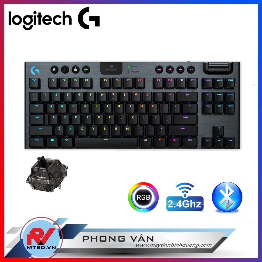 Bàn phím Logitech G913 TKL Lightspeed Wireless